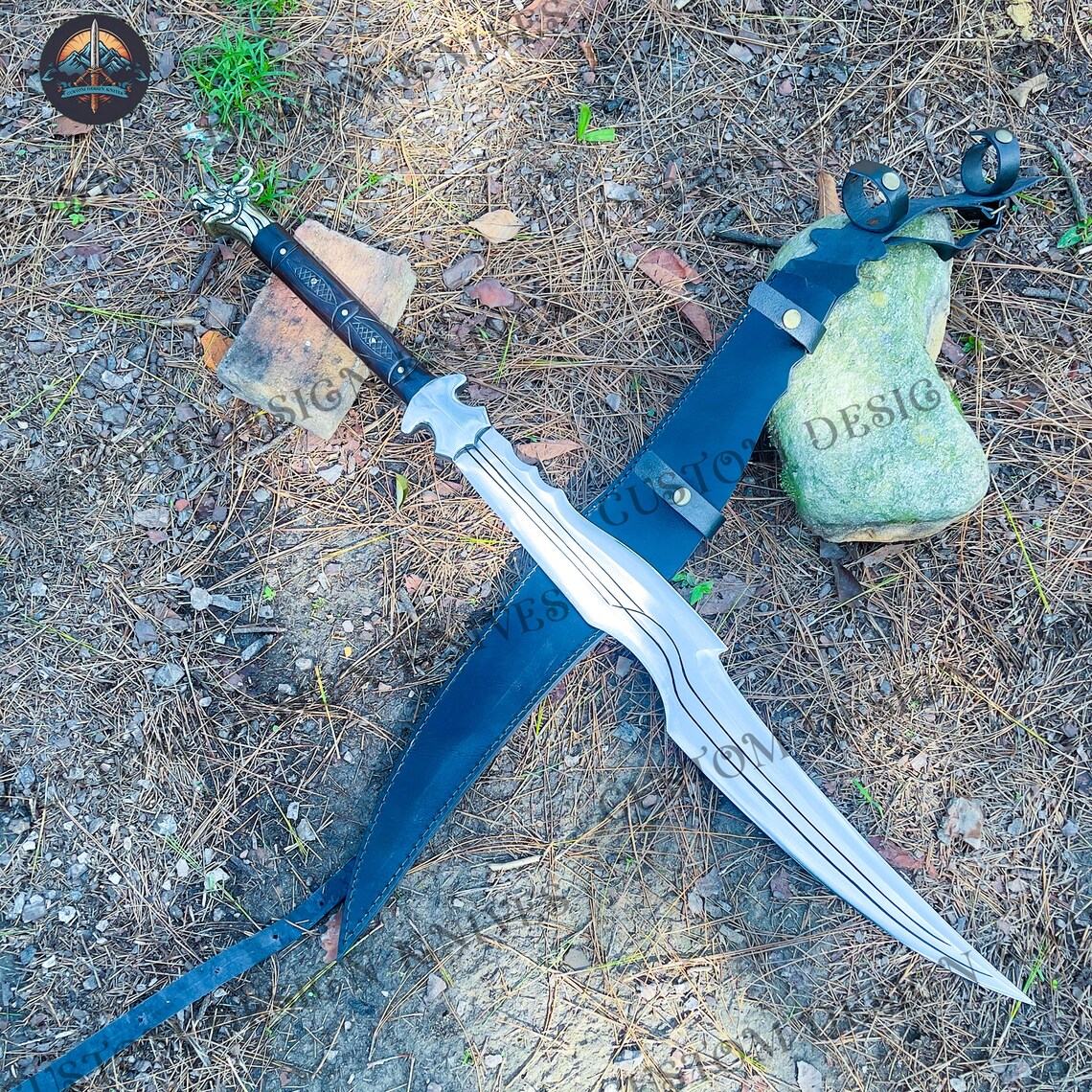 Authentic Hand-forged Viking Sword: Handicraft Viking Sword 24 Inch ...