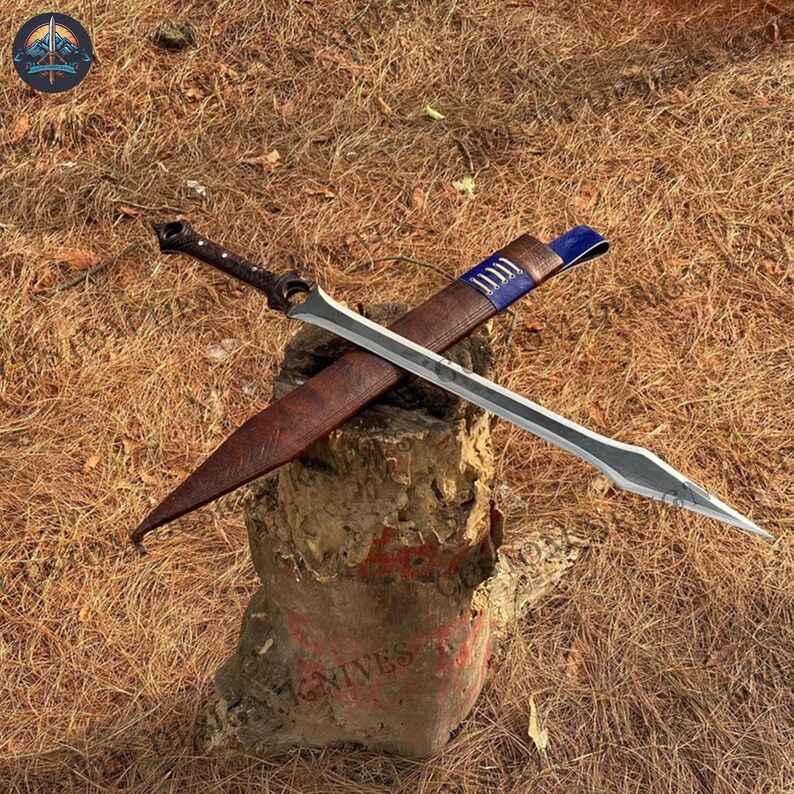 22 Viking Sword Full Tang Using Sword Nepali Kukri Blade Hand Forged ...