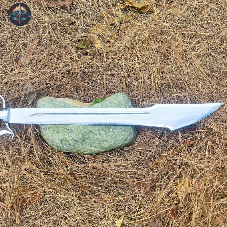 Norseman Medieval Machete Sword, Handforged Knife With Sheath, 24 Blade ...