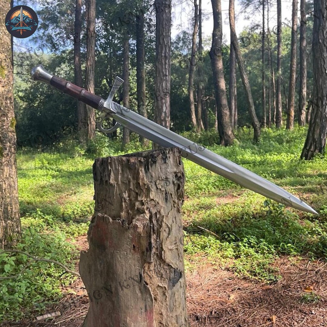 26 Hand Forged Master Sword Truck Leaf Spring Blade Viking Sword Strong ...