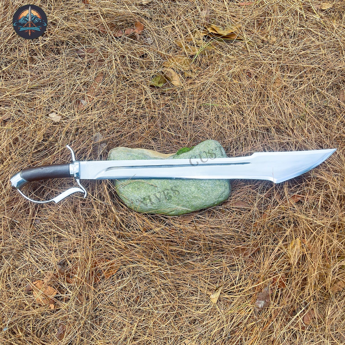 Norseman Medieval Machete Sword, Handforged Knife With Sheath, 24 Blade ...