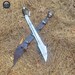 Norseman Medieval Machete Sword, Handforged Knife With Sheath, 24 Blade ...
