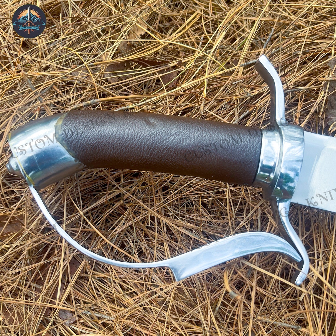 Norseman Medieval Machete Sword, Handforged Knife With Sheath, 24 Blade ...