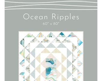 With the Tides (downloadable Digital PDF) Quilt Pattern by Shell Rummel ...