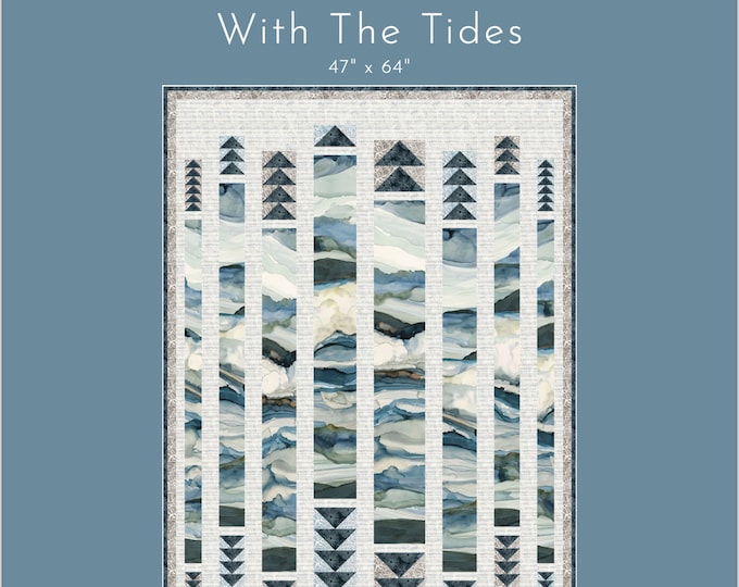 With the Tides (downloadable Digital PDF) Quilt Pattern by Shell Rummel ...