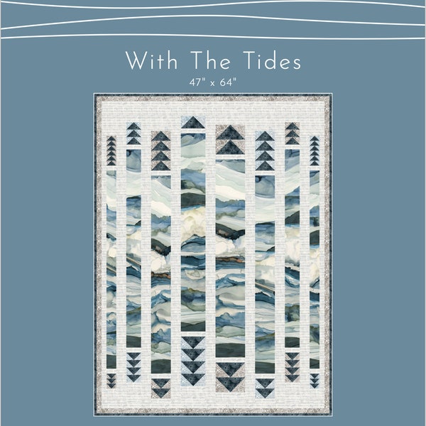 With the Tides downloadable Digital PDF Quilt Pattern by Shell Rummel ...
