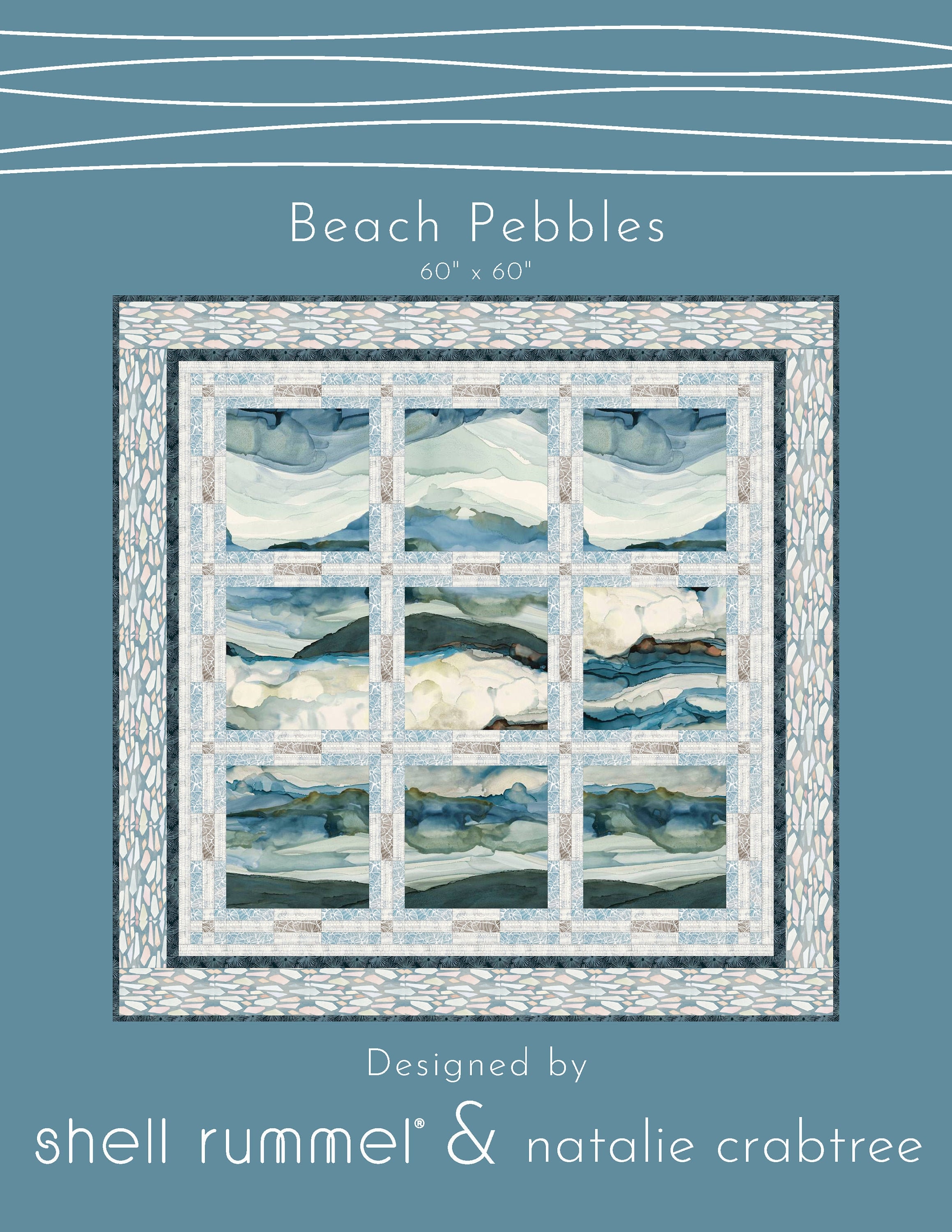 Beach Pebbles (downloadable Digital PDF) Quilt Pattern by Shell Rummel ...