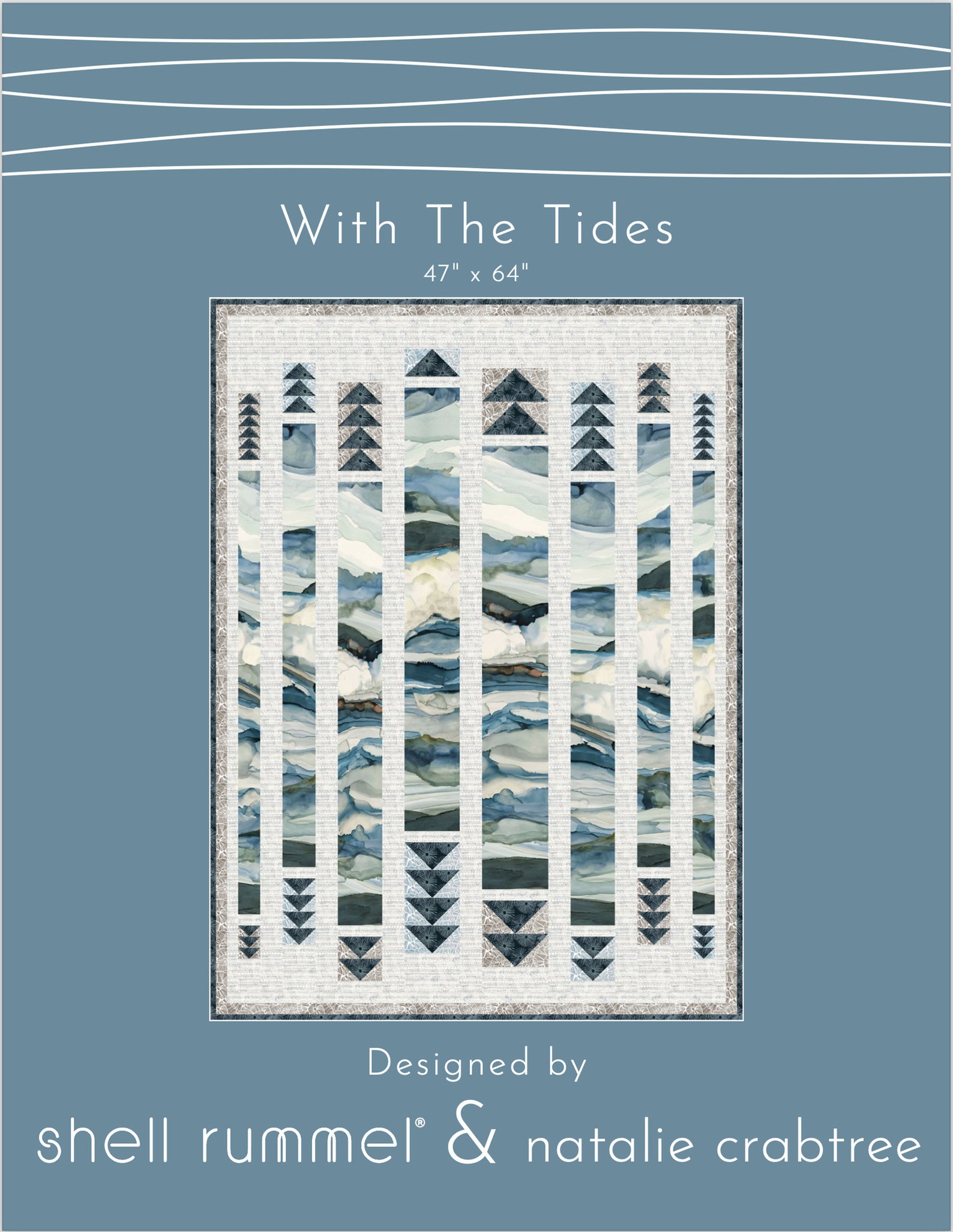 With the Tides (downloadable Digital PDF) Quilt Pattern by Shell Rummel ...