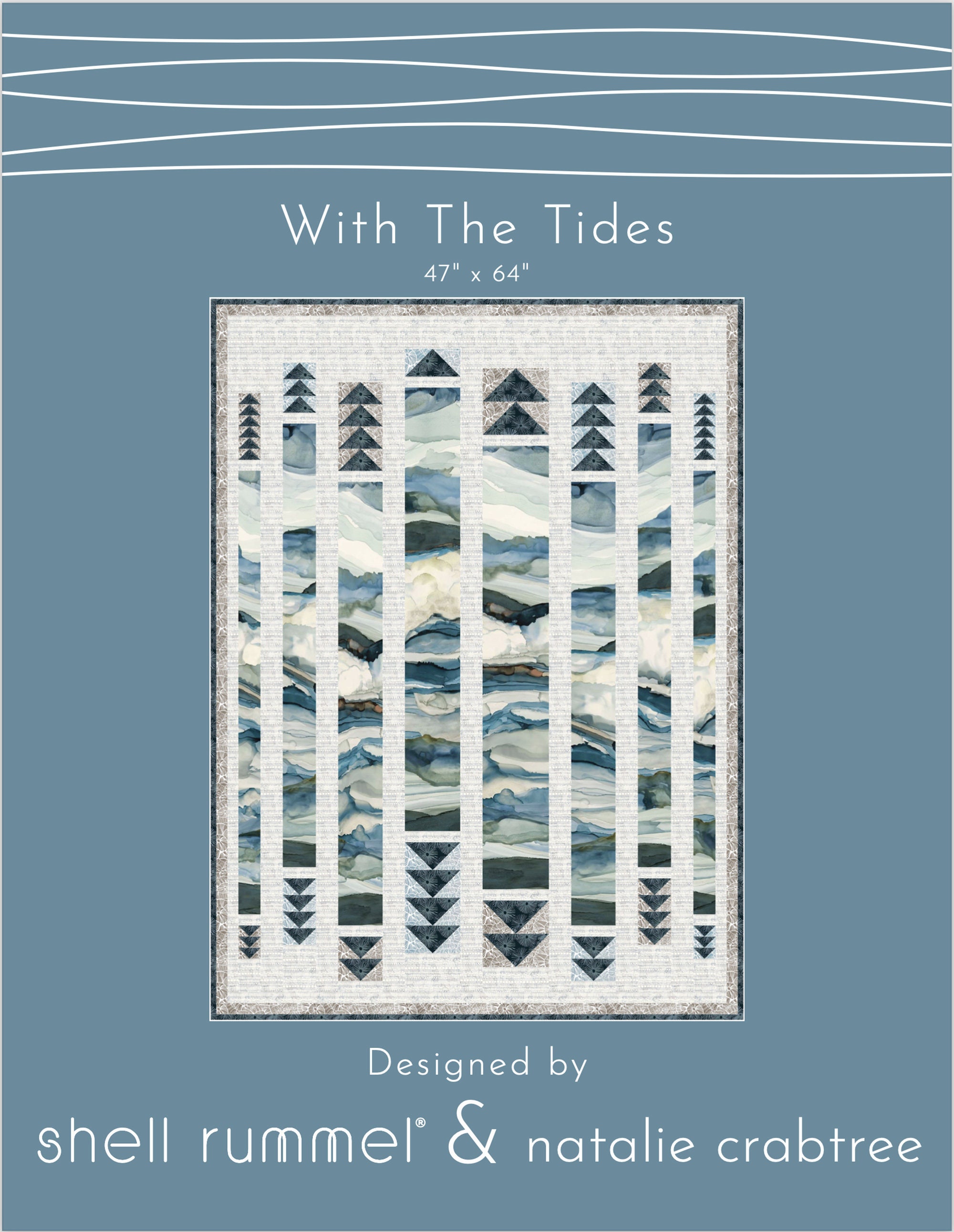 With the Tides (downloadable Digital PDF) Quilt Pattern by Shell Rummel ...