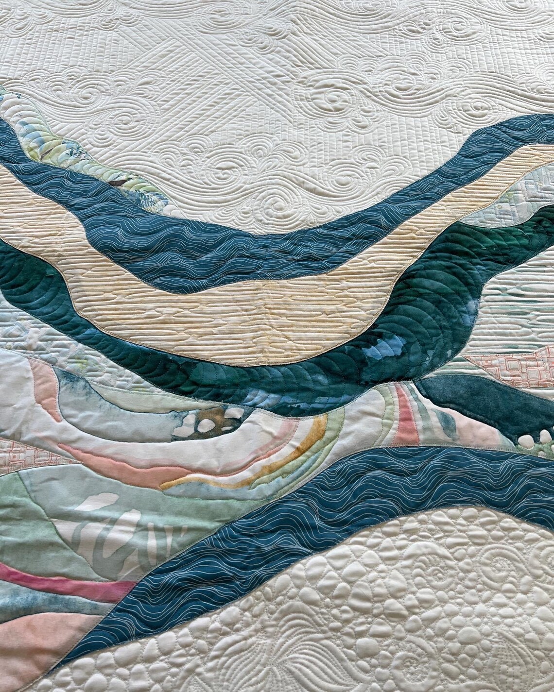 Fluid Motion Quilt Pattern for Natural Affinity downloadable - Etsy
