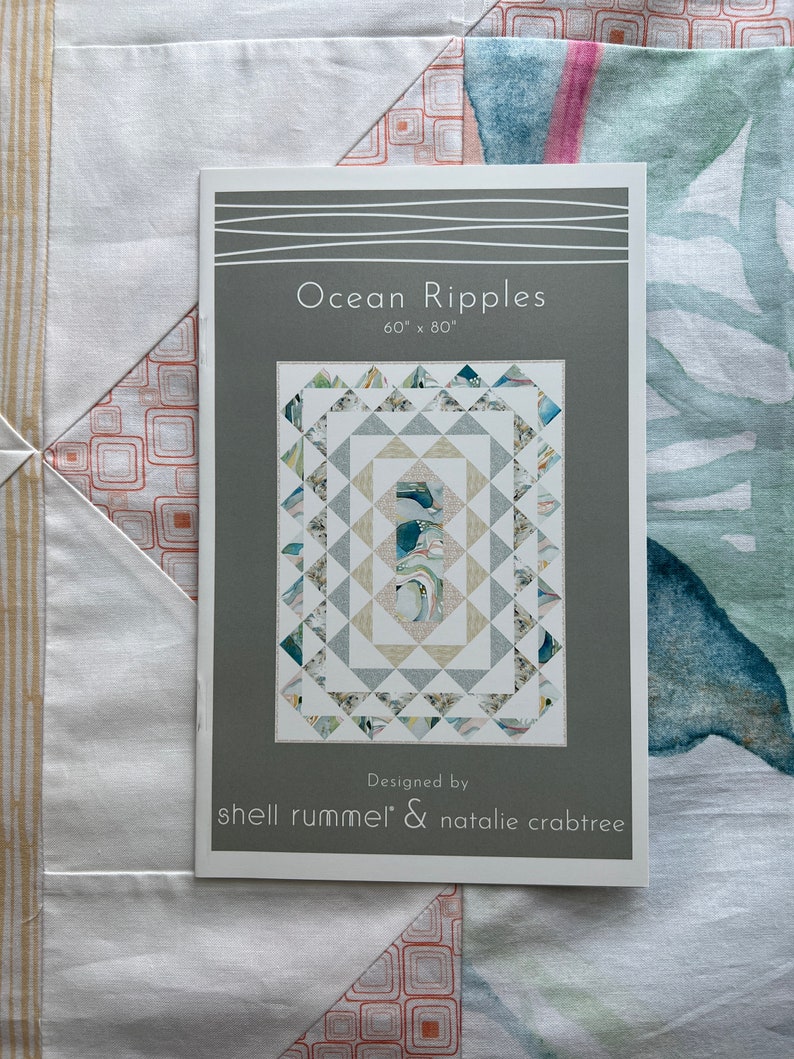 Ocean Ripples for NATURAL AFFINITY (downloadable Digital PDF) Quilt ...