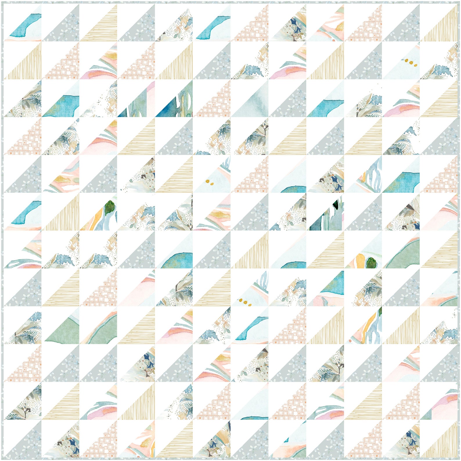 Ocean Ripples for NATURAL AFFINITY (downloadable Digital PDF) Quilt ...