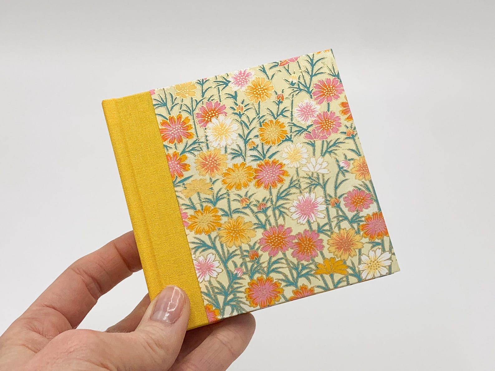 Small Square Hardcover Notebook/journal/sketchbook // 4.25" X 4.25 ...