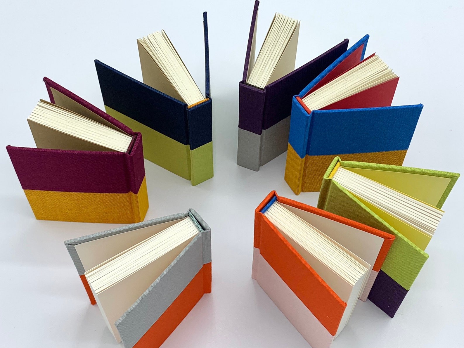 Handmade Hardcover Mini Pocket Notebook / Journal / Sketchbook With ...