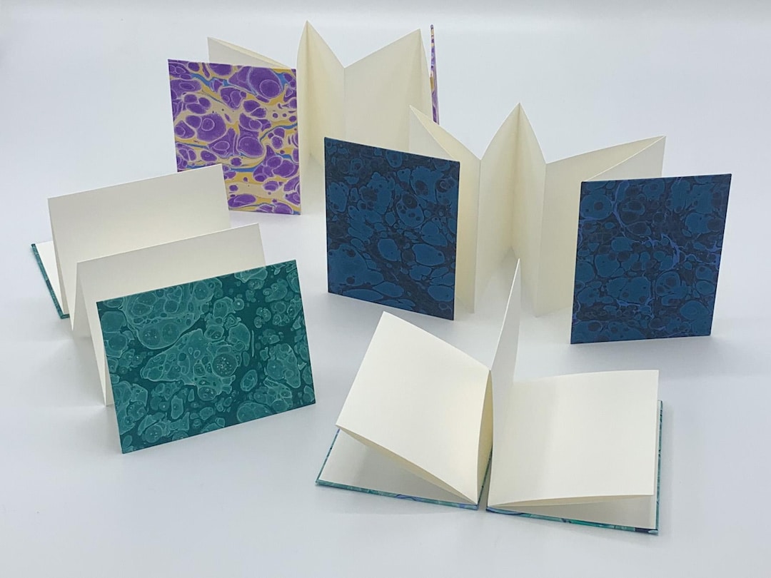 Small Accordion Concertina Book / Photo Album / 3.125 X 4 / Handmade ...