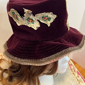 Reversible Bucket Hat, Top Hat, Costume Hat, Boho, Festival, Hippie ...