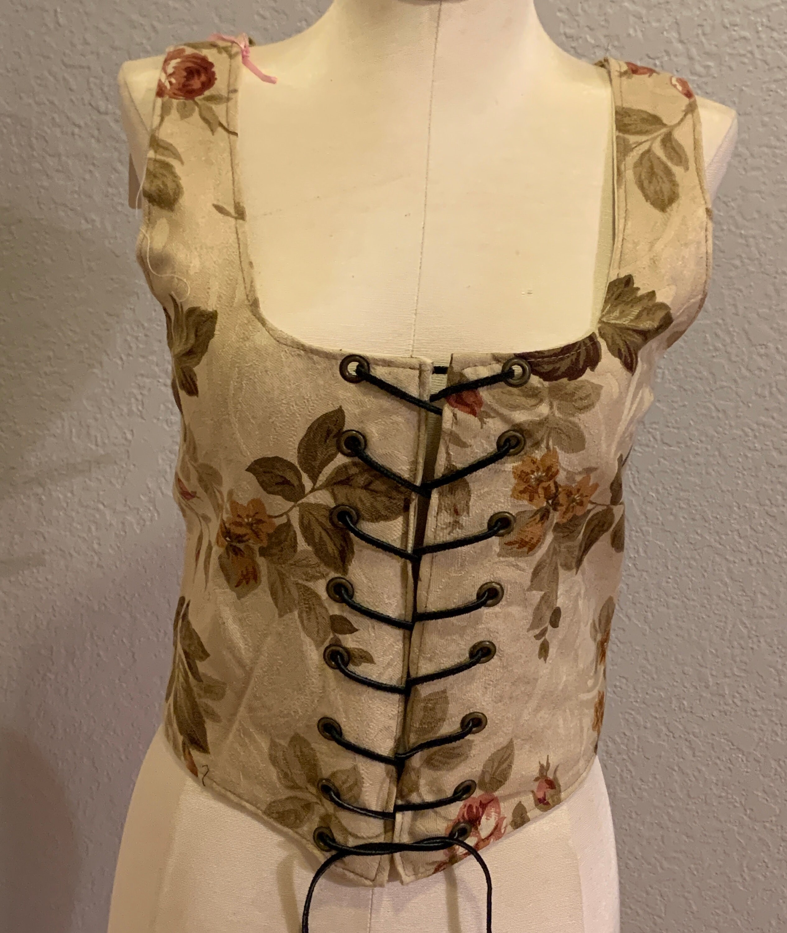 Ladies Renaissance Bodice in Various Fabrics and Colors, Vest, Costume ...