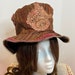 Reversible Bucket Hat, Top Hat, Costume Hat, Boho, Festival, Hippie ...