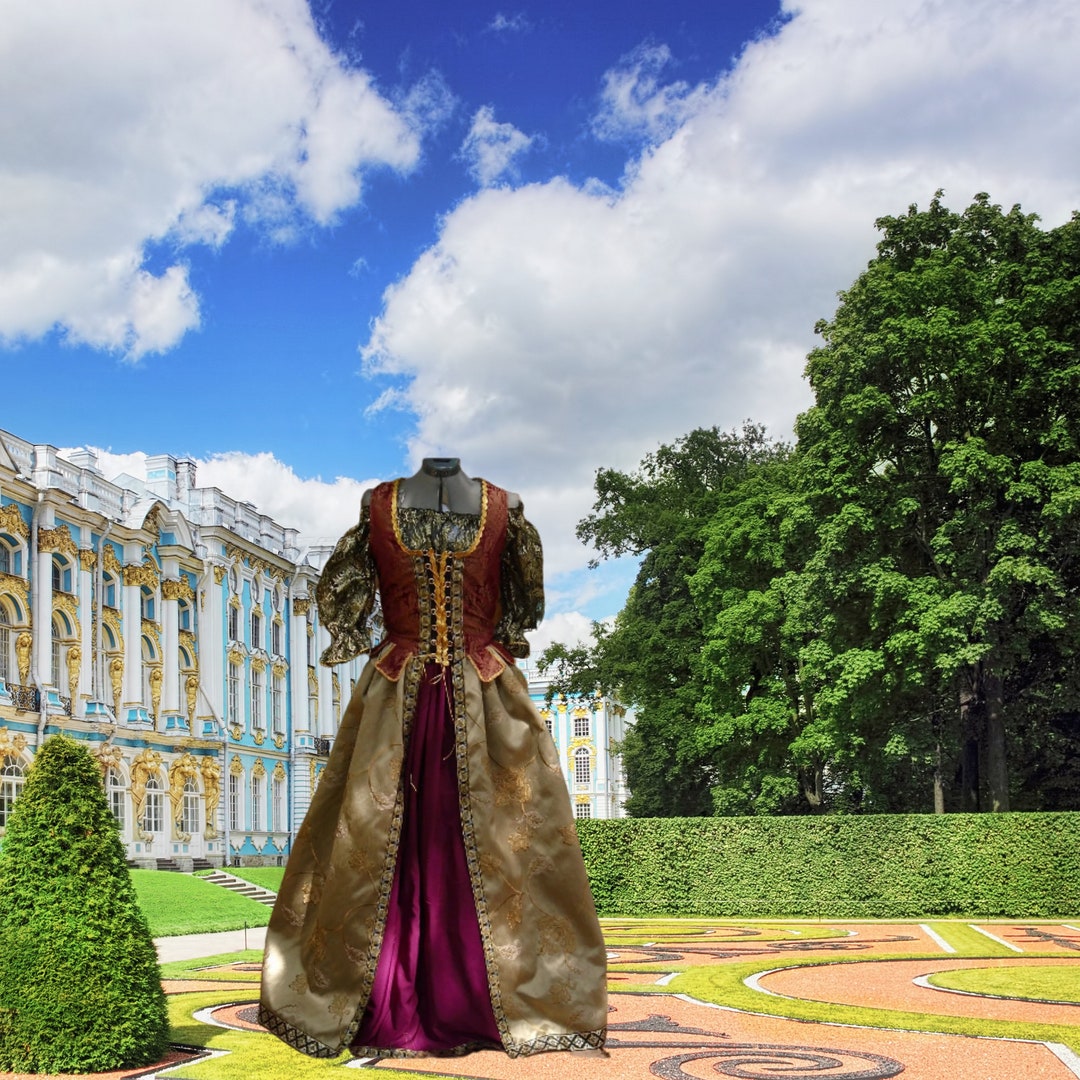 Ladies Renaissance Costume, Ren Faire Gown, Renaissance Dress, Costume ...