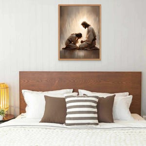 Healed Pain, Christian Wall Art, Jesus With Woman, Jesus Prints, LDS ...