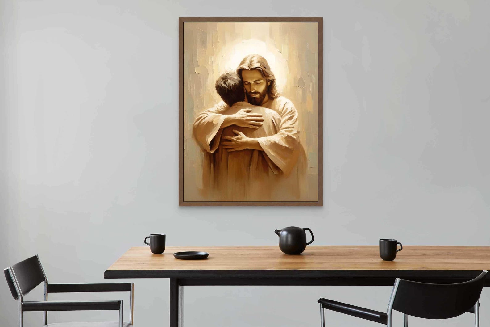 Loved and Accepted, Christian Art, Jesus and Man, Picture of Jesus ...