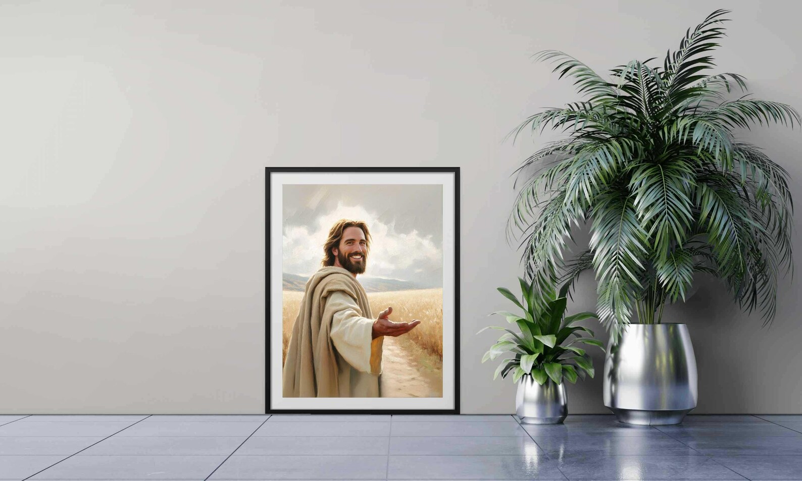 Divine Invitation, Modern Christian Art, Christ Poster, Jesus Picture ...
