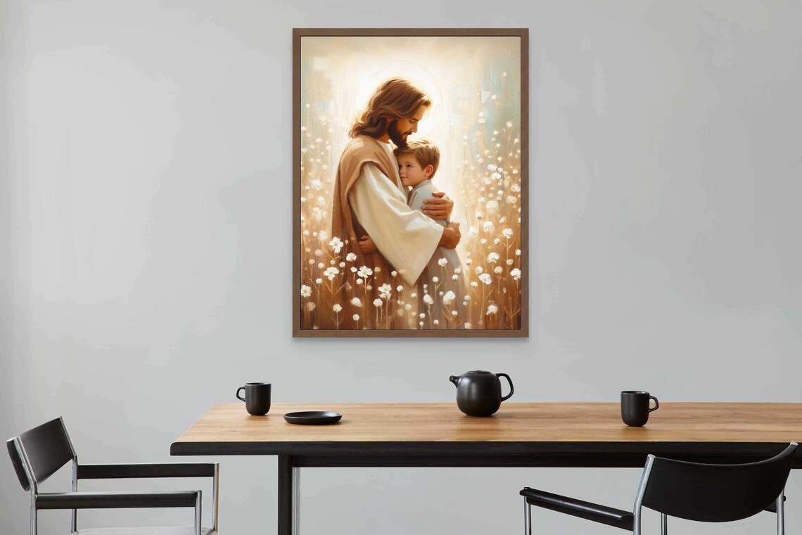 Honest Love, Christian Art, Jesus With Boy, Jesus Wall Art, LDS Art ...