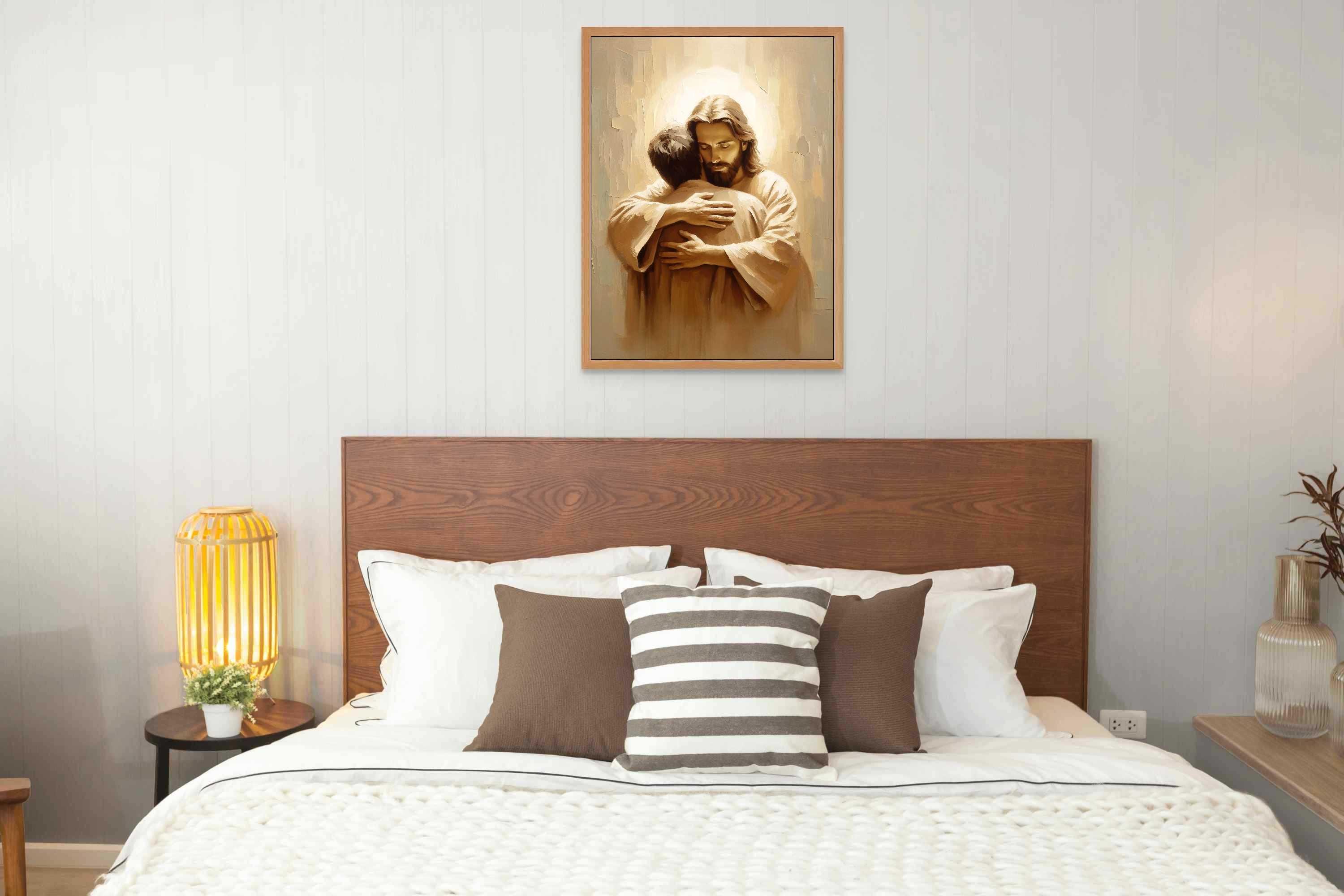 Loved and Accepted, Christian Art, Jesus and Man, Picture of Jesus ...