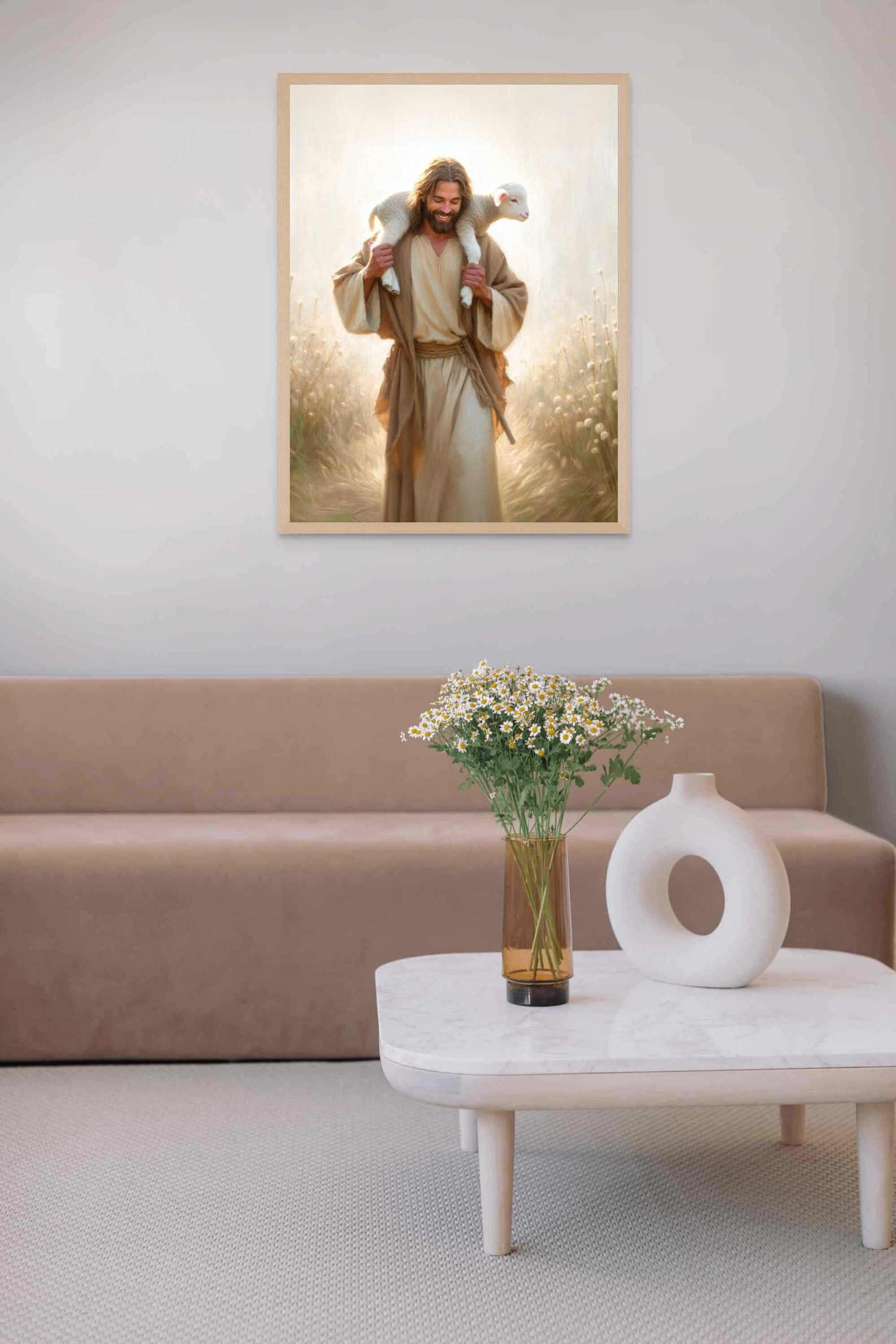 Love the One, Christian Art, Jesus Leaves the 99, the Good Shepherd ...