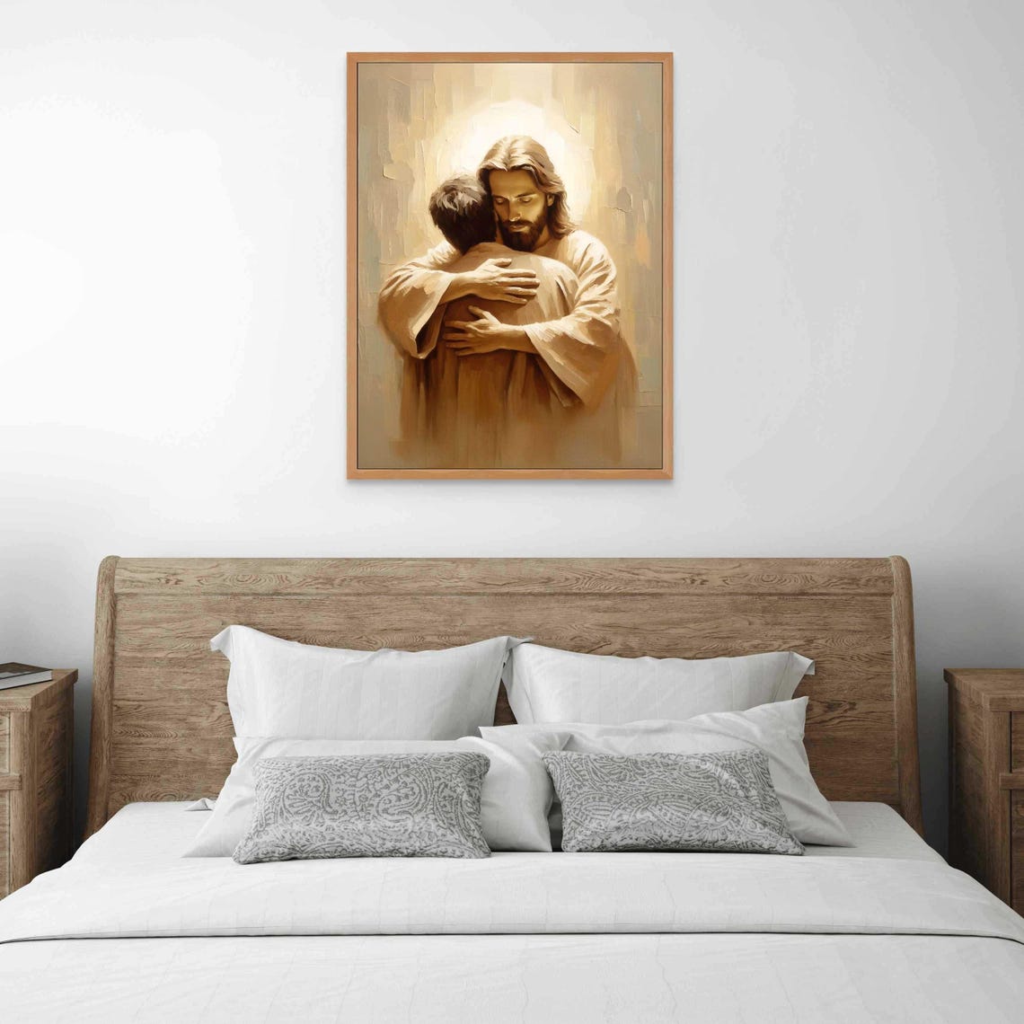 Loved and Accepted, Christian Art, Jesus and Man, Picture of Jesus ...