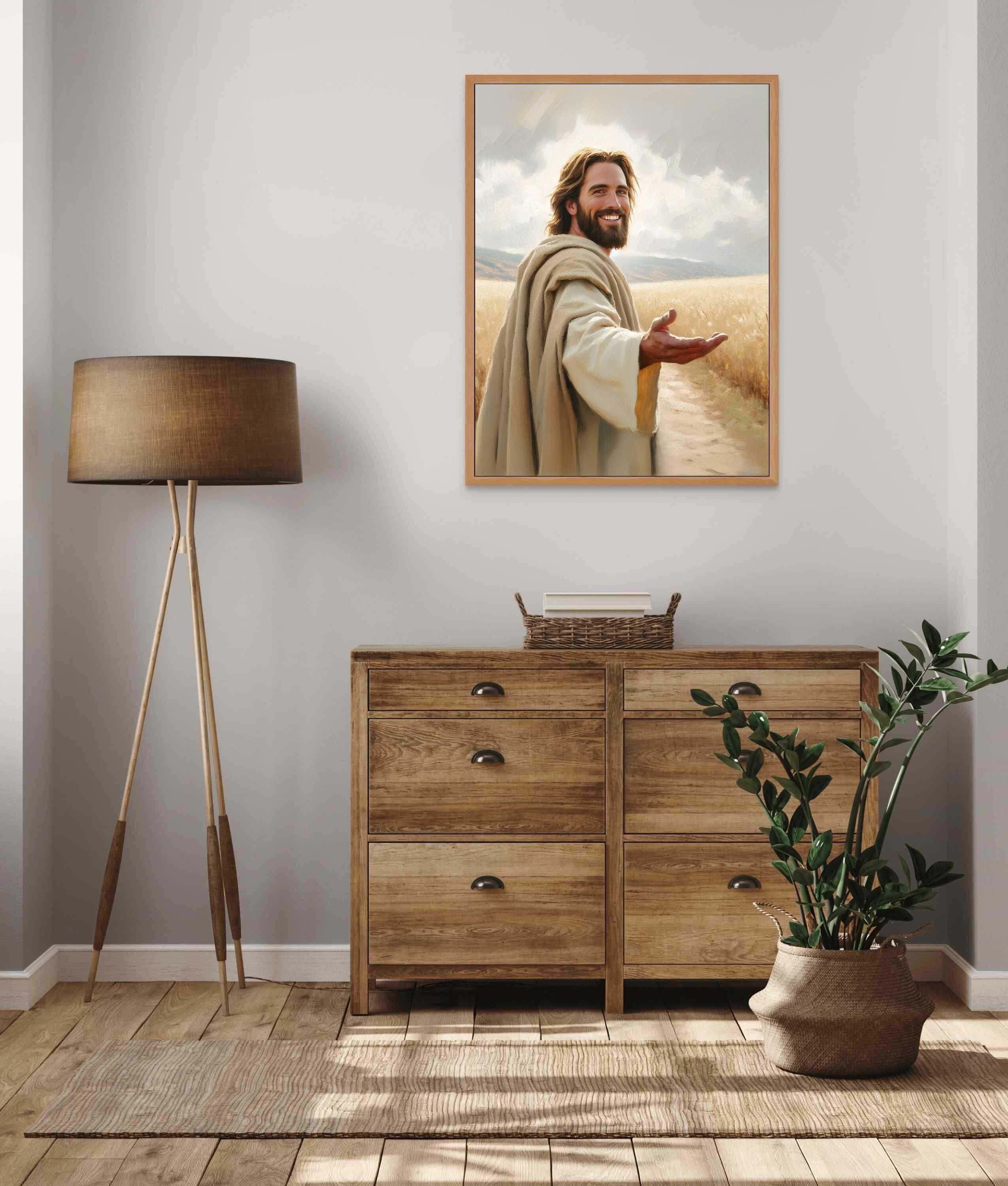 Divine Invitation, Modern Christian Art, Christ Poster, Jesus Picture ...