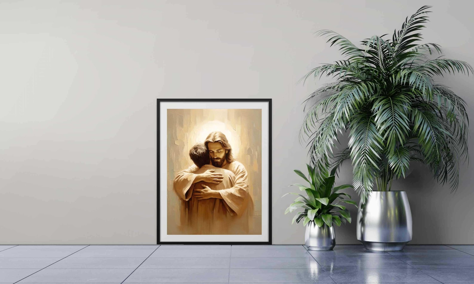 Loved and Accepted, Christian Art, Jesus and Man, Picture of Jesus ...