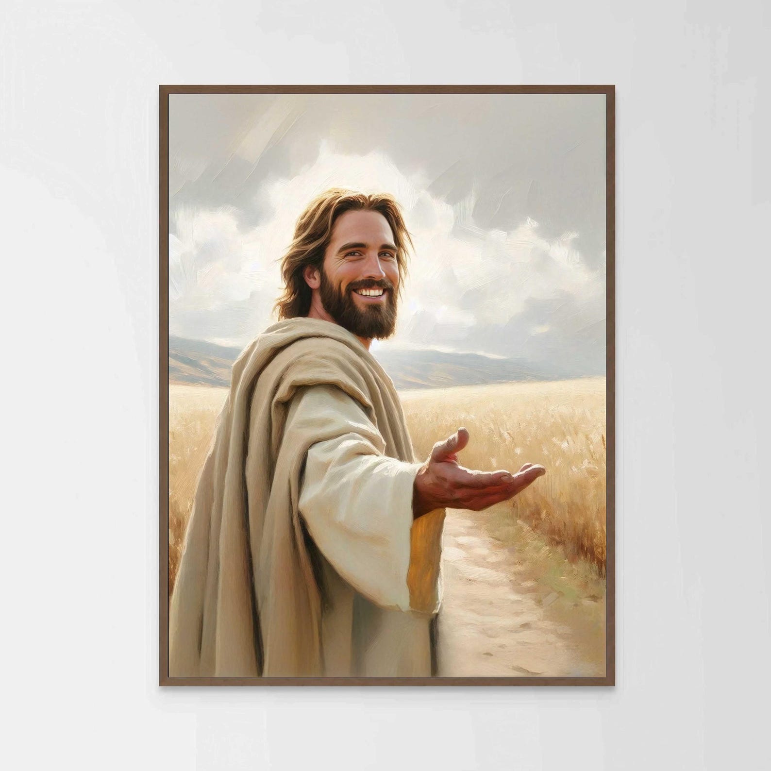 Divine Invitation, Modern Christian Art, Christ Poster, Jesus Picture ...