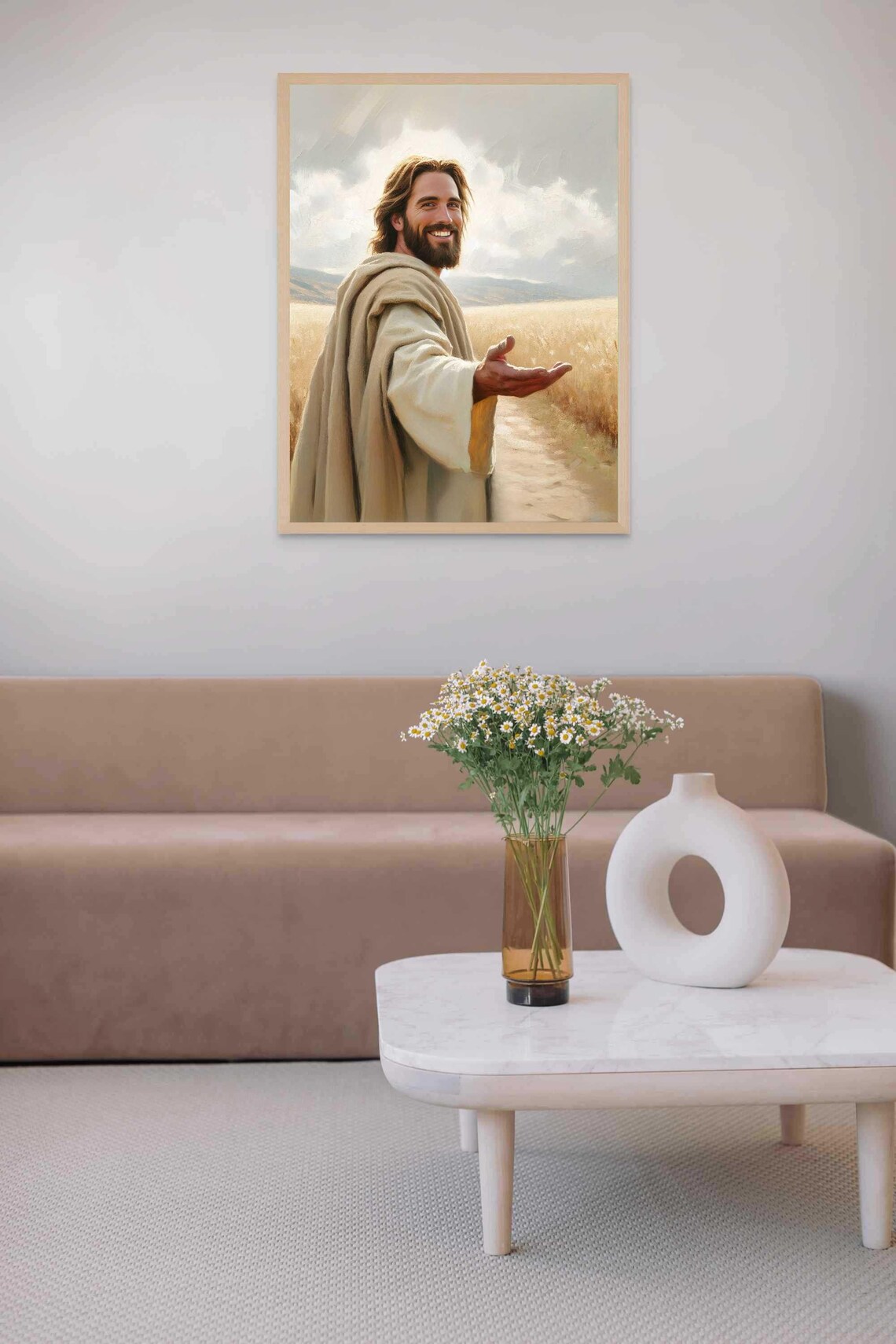 Divine Invitation, Modern Christian Art, Christ Poster, Jesus Picture ...