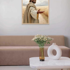 Divine Invitation, Modern Christian Art, Christ Poster, Jesus Picture ...