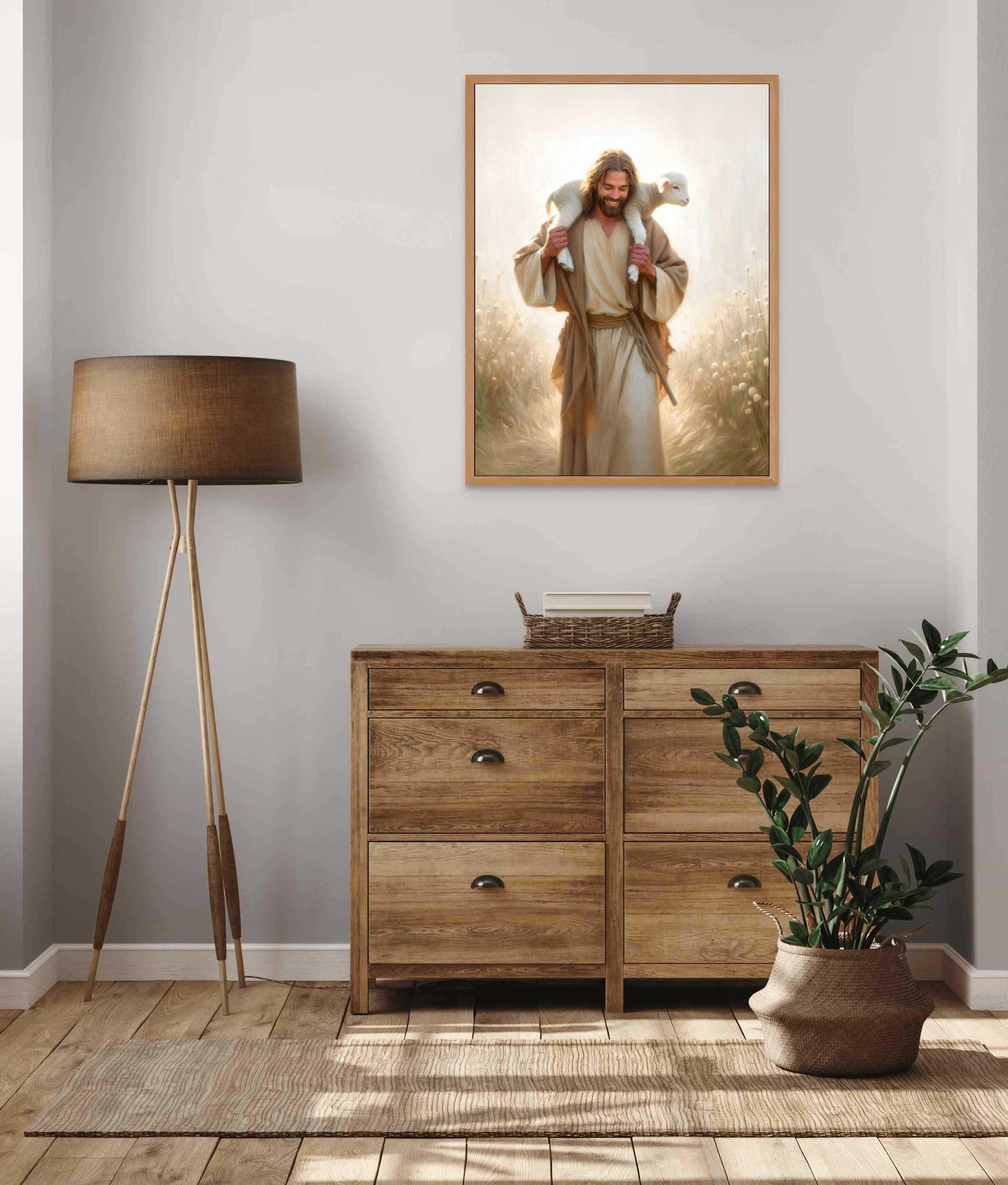 Love the One, Christian Art, Jesus Leaves the 99, the Good Shepherd ...