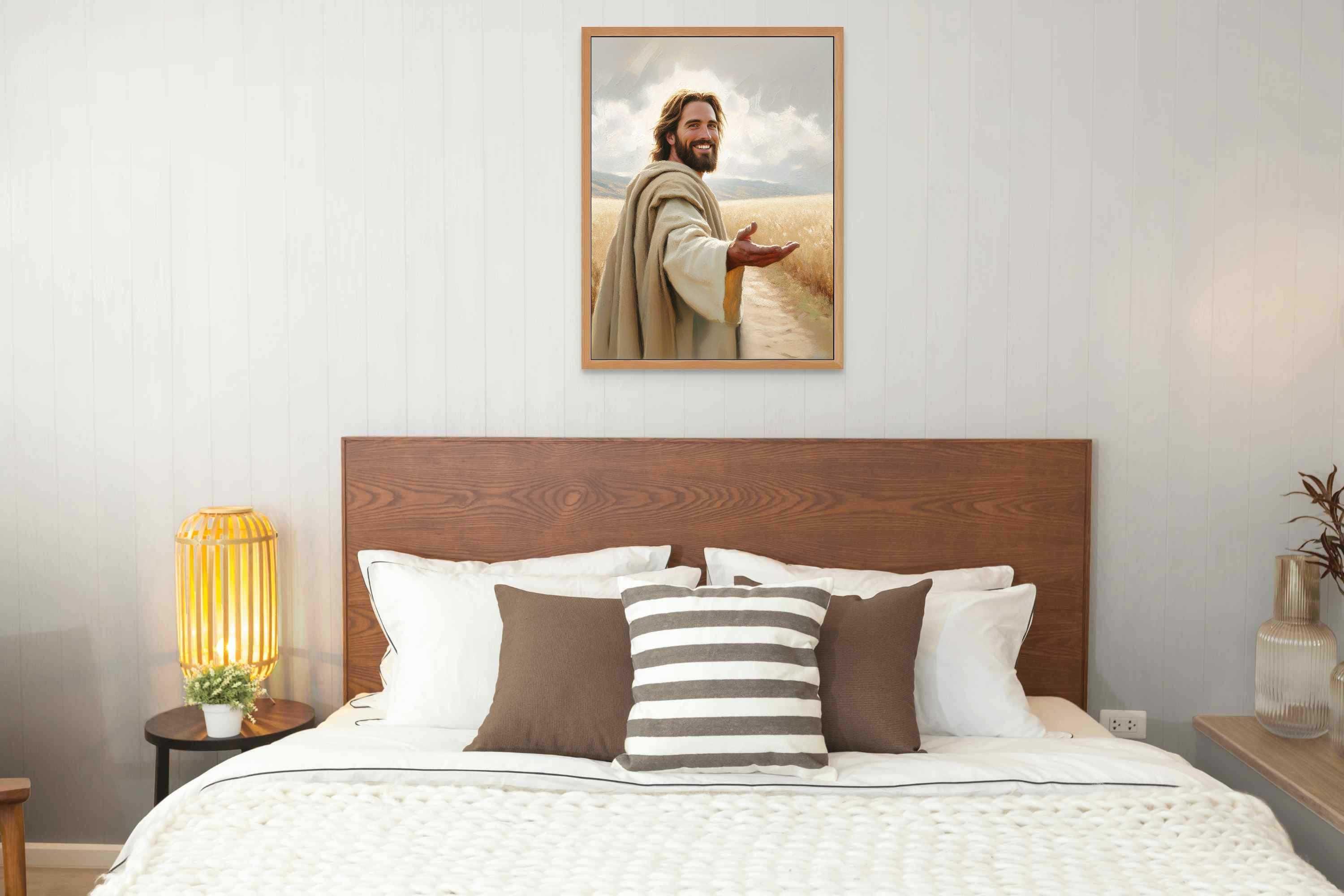 Divine Invitation, Modern Christian Art, Christ Poster, Jesus Picture ...