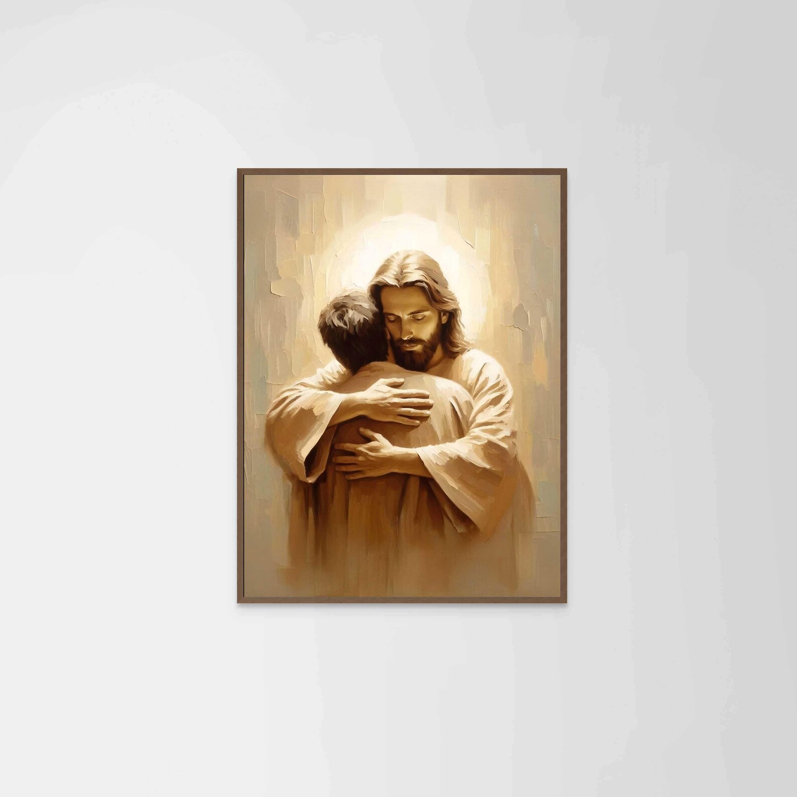 Loved and Accepted, Christian Art, Jesus and Man, Picture of Jesus ...
