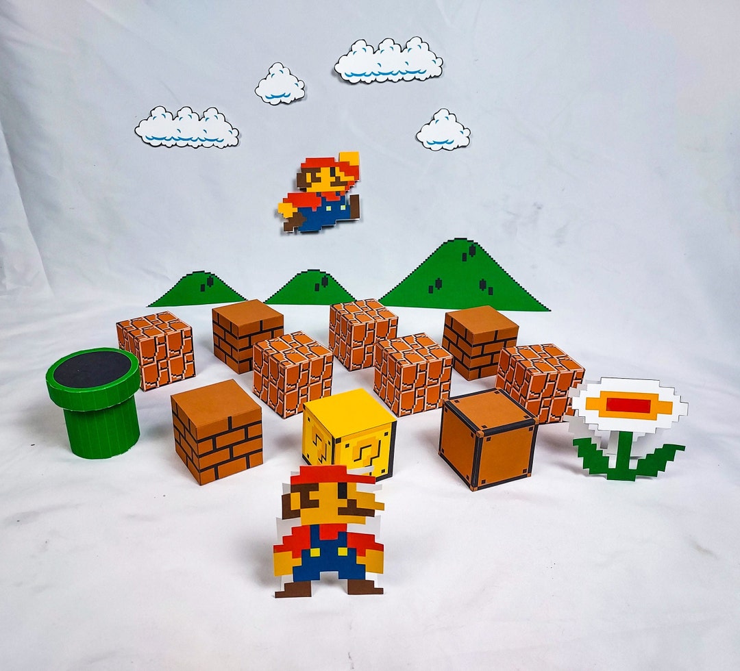 Video Game Themed 3D Decorations: DIY Printable PDF - Etsy