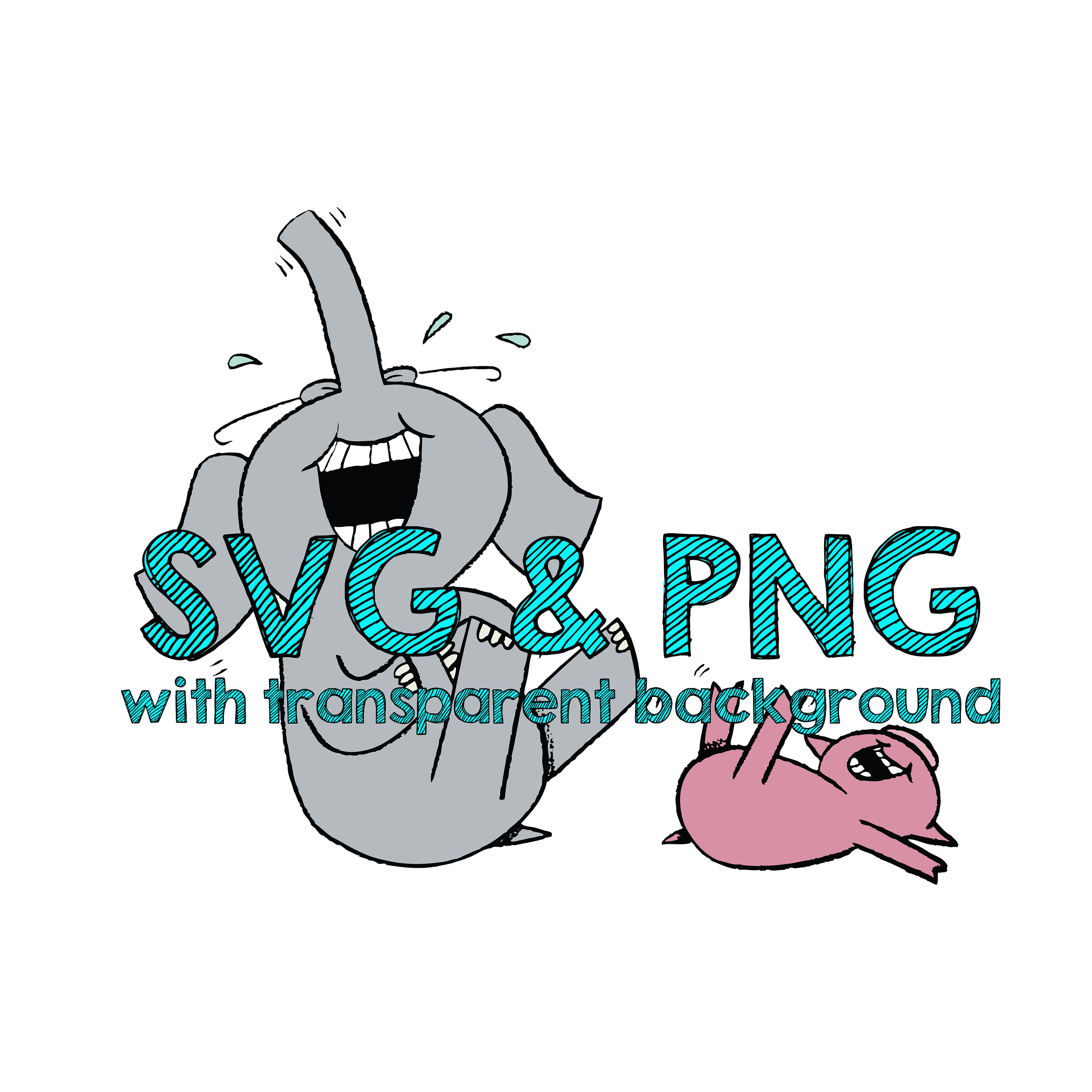 Piggie and Gerald - SVG - Etsy