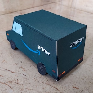 Delivery Truck Party Decoration and Favor Box: DIY Printable PDF With ...