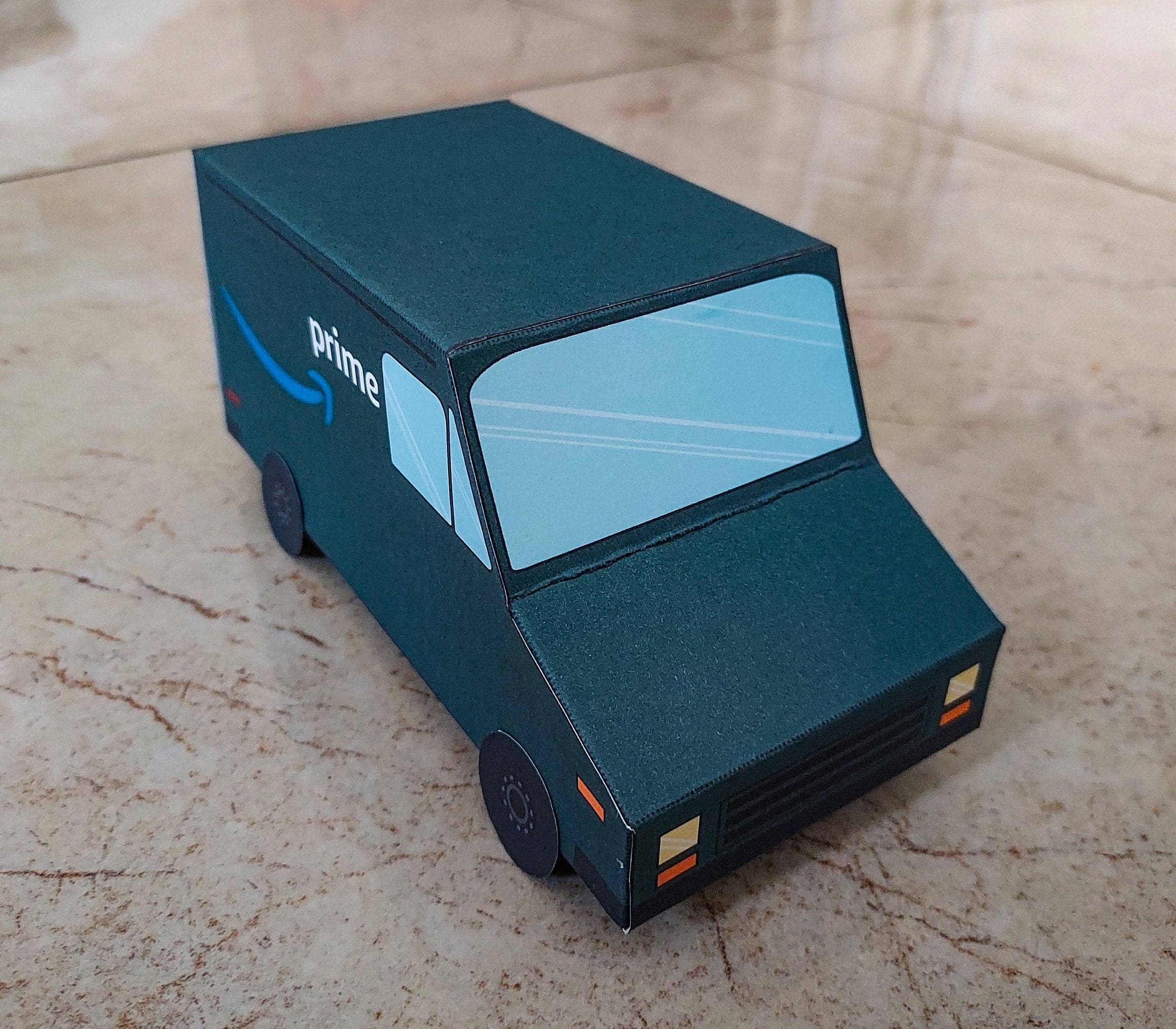 Delivery Truck Party Decoration and Favor Box: DIY Printable PDF With ...