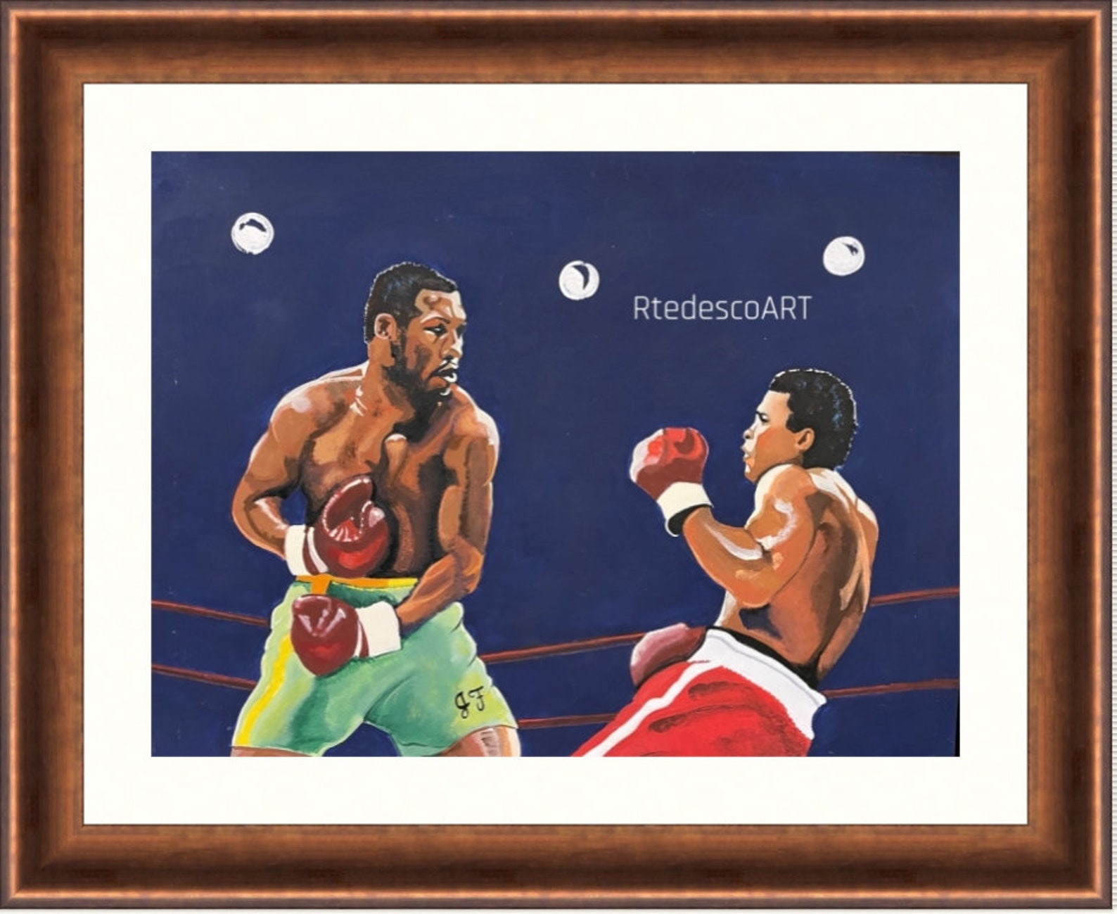 Wall Art, Joe Frazier is a 24 X 18 Fine Art Giclee Print, Original ...