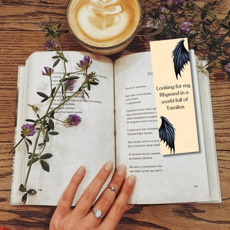 ACOTAR Printable Bookmarks Digital Download Book Lover Gift Bookish ...