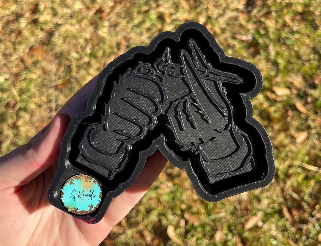 Grinch Weed Hands Silicone Freshie Mold - Etsy