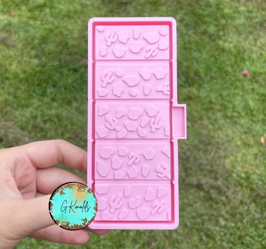 Cow Print Cactus Snap Bar Mold - Etsy
