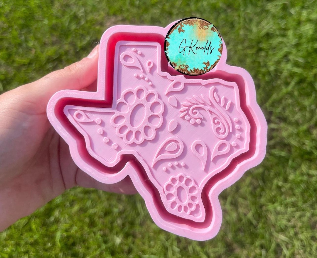 Texas Concho Silicone Freshie Mold - Etsy