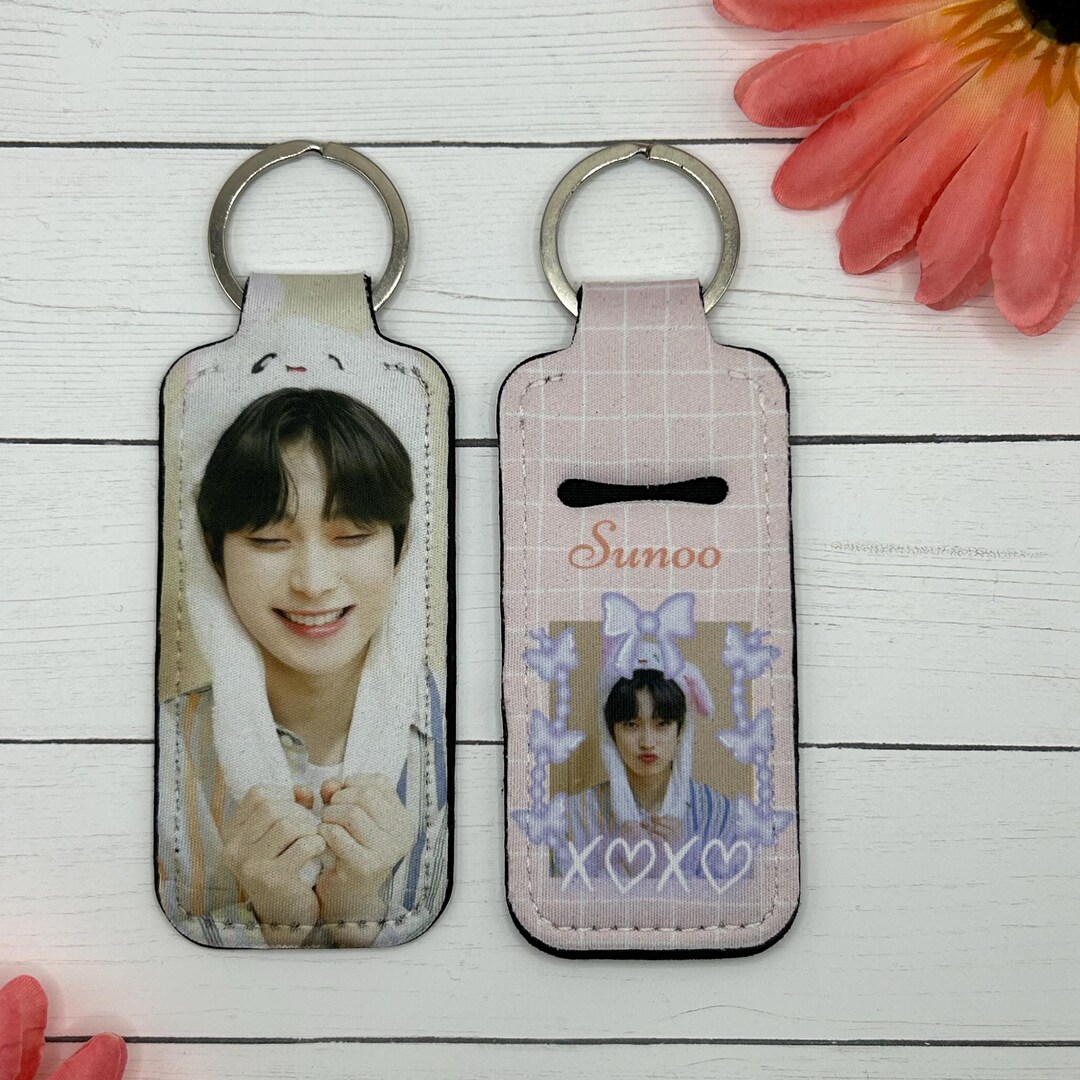 ENHYPEN Sunoo K-pop Lip Balm Holder Keychain/chapstick Holder Kpop Bias ...