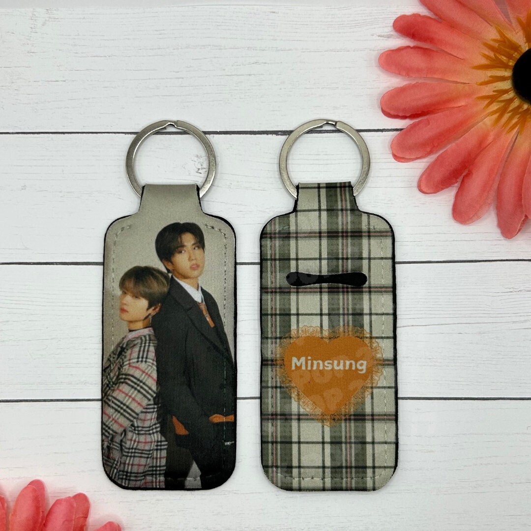 Stray Kids Minsung, Lee Know, Han K-pop Lip Balm Holder Keychain ...