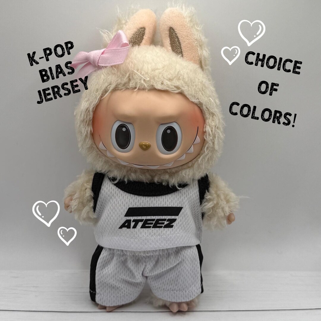 Kpop ATEEZ Labubu Doll Custom Jersey/clothing/popular Monster Dolls ...